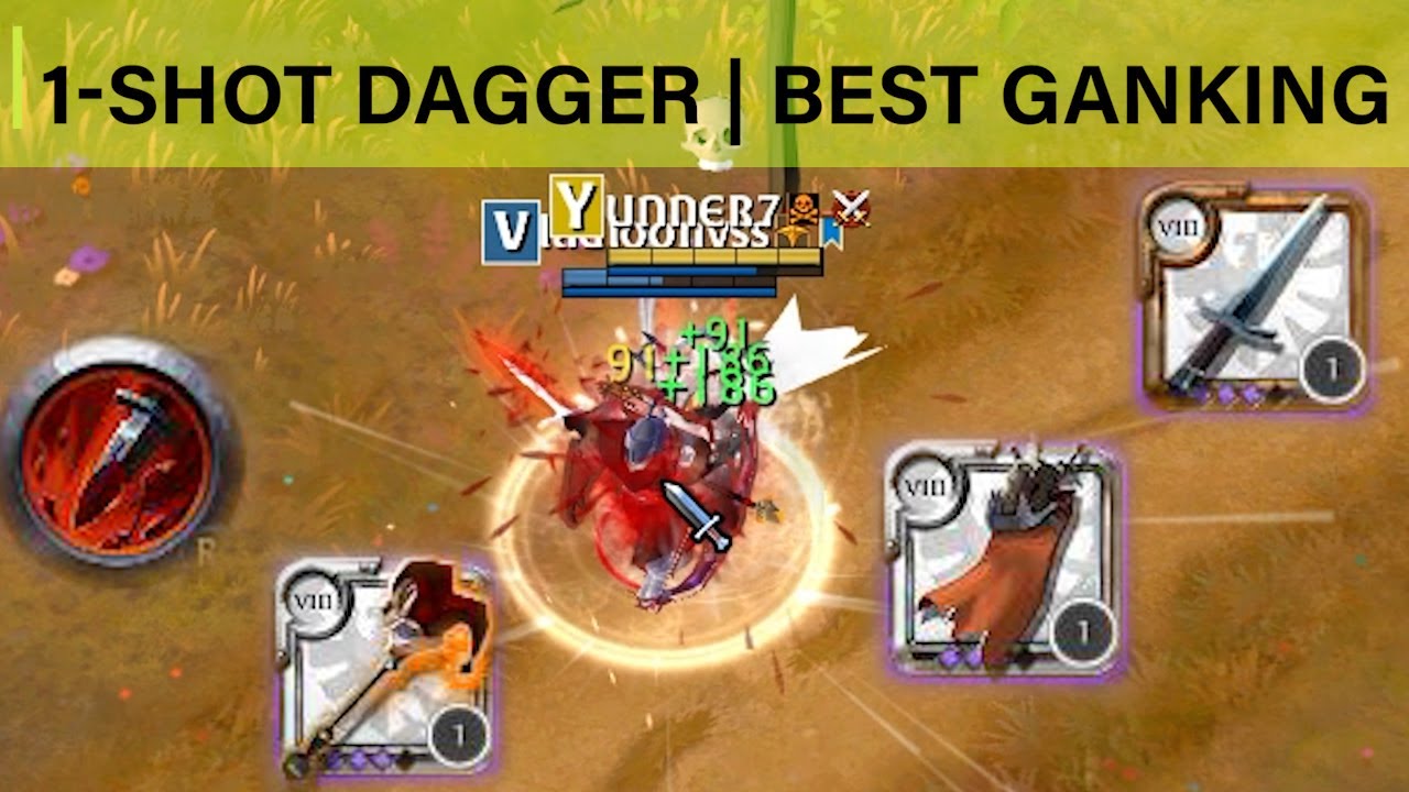 How to solo gank? | Albion online| Oneshot DAGGER - YouTube