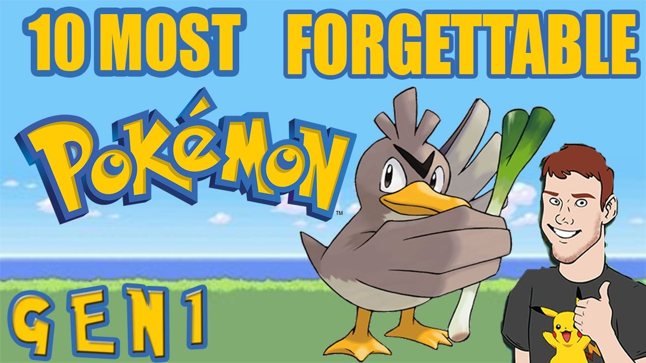 10 Most Forgettable Pokemon From Gen 1 - @KmackTime - YouTube