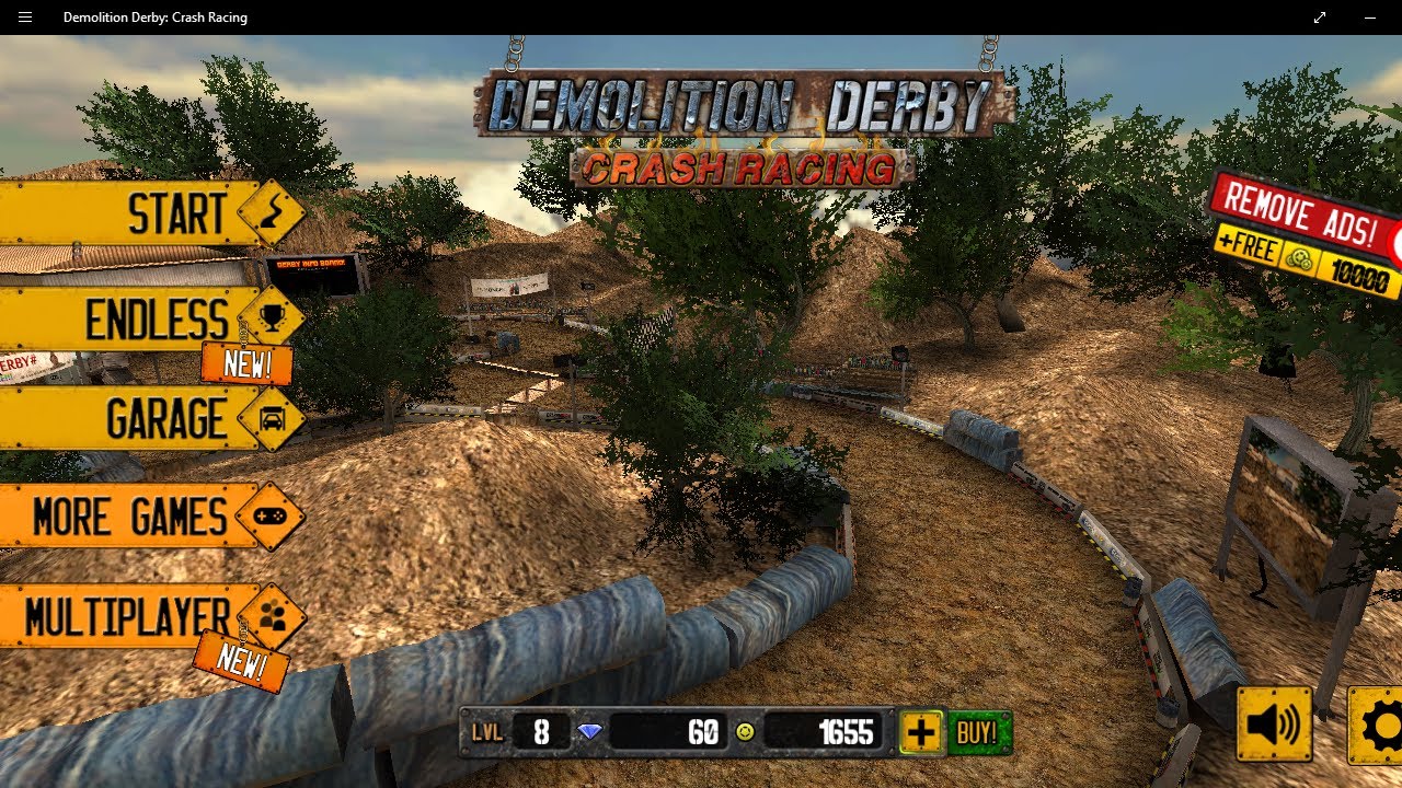 demolition derby crash racing - YouTube
