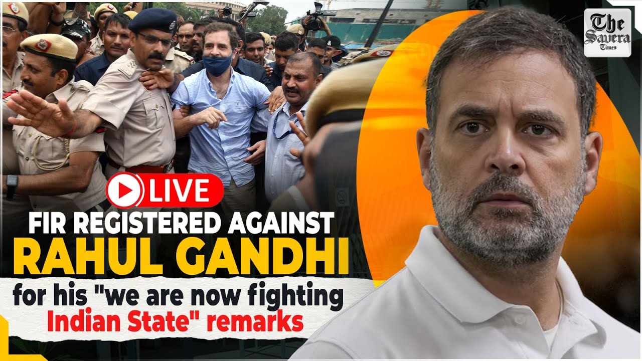 LIVE : FIR registered against Rahul Gandhi for his "we are now fighting ...
