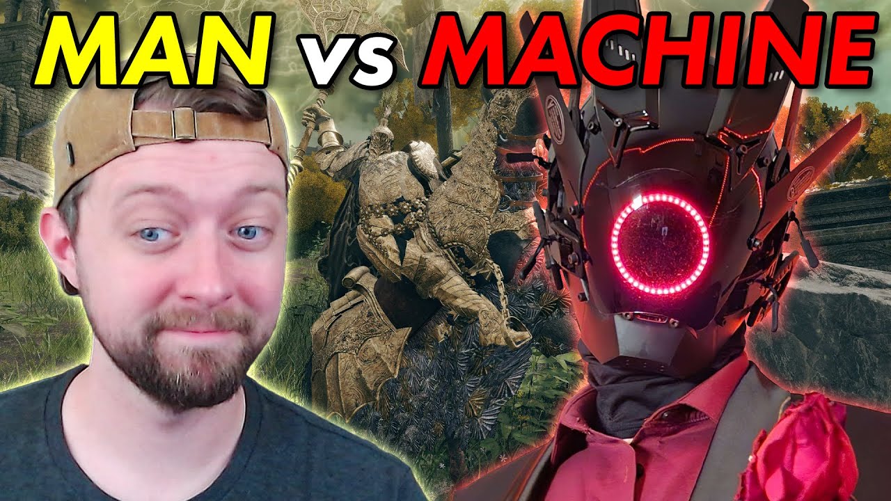This robot streamer challenged me to see who's the better gamer... [Bro ...