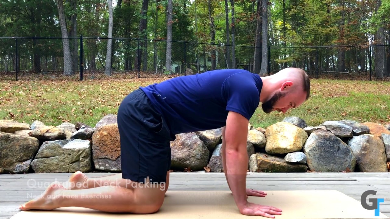 Quadruped Neck Packing - Exercise Demonstration - YouTube