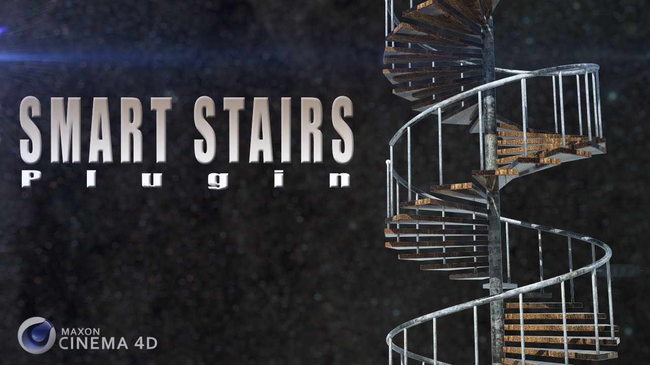 How to Use Smart Stairs Plugin in Cinema 4D - YouTube