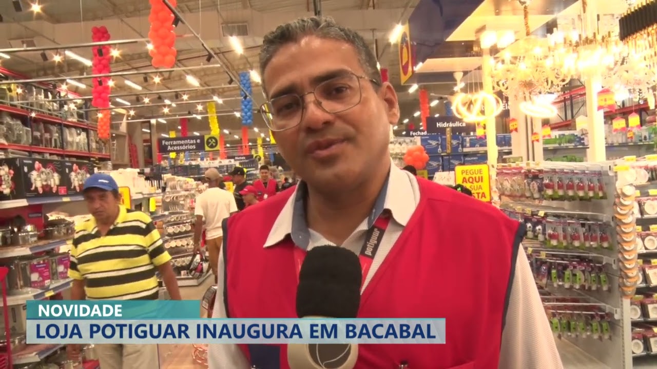LOJA POTIGUAR INAUGURA EM BACABAL - YouTube