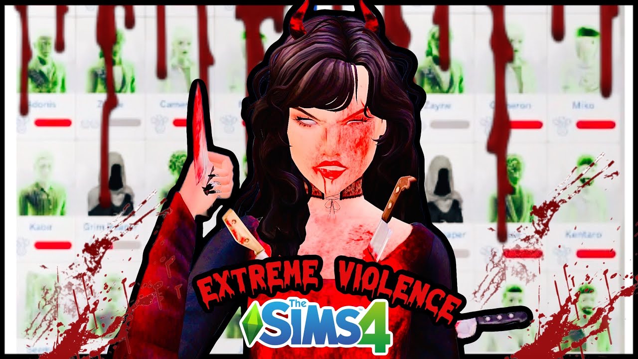 All extreme vi0lence mod d3aths 🔞| The Sims 4 spooky gameplay 😱 - YouTube