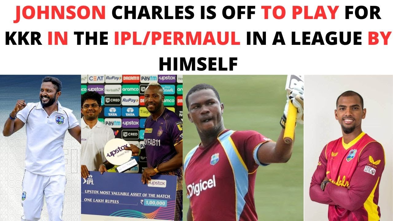 West Indies power opener Johnson Charles is off to the IPL/Tri-Series ...