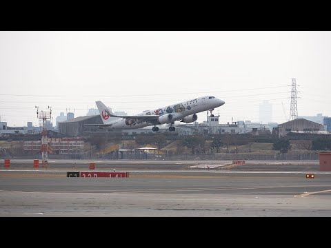 「JAL×ユニバーサル・スタジオ・ジャパン ジェット2」の初フライト