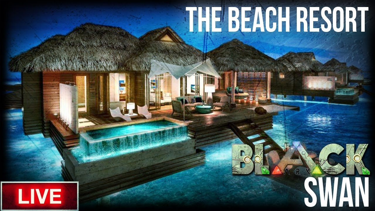 Ark Survival Evolved - THE BEACH RESORT - Base Building - YouTube