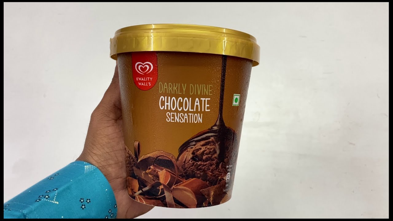 Darkly Divine Chocolate Sensation Ice cream Review - YouTube