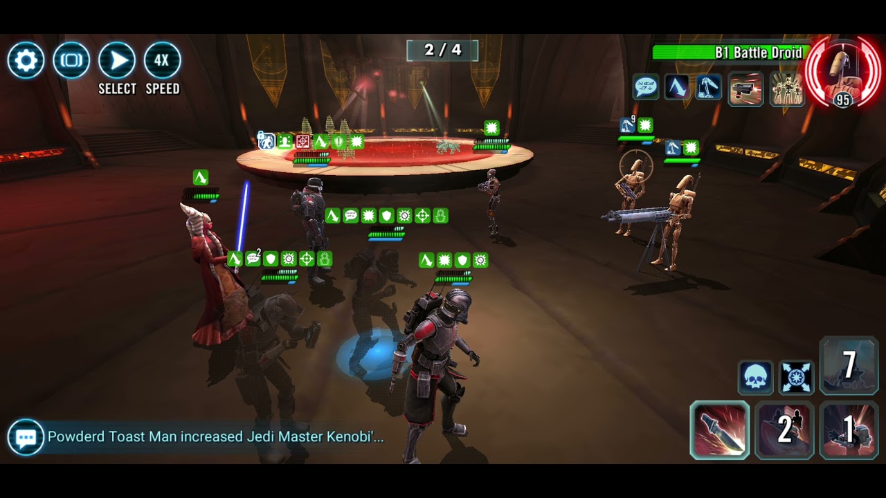 SWGOH LSTB Phase 4 Separatist Command Bad Batch (BB) with Shaak Ti 4/4 ...
