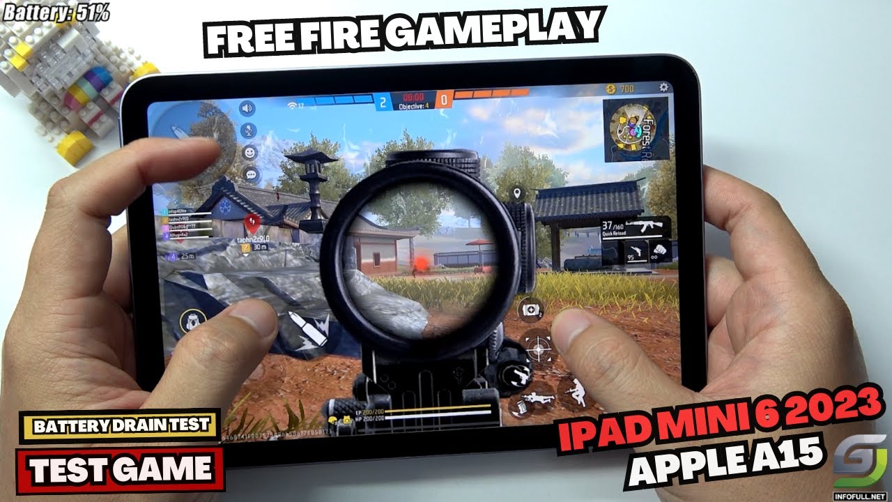 iPad Mini 6 test game Free Fire Mobile 2023 - YouTube