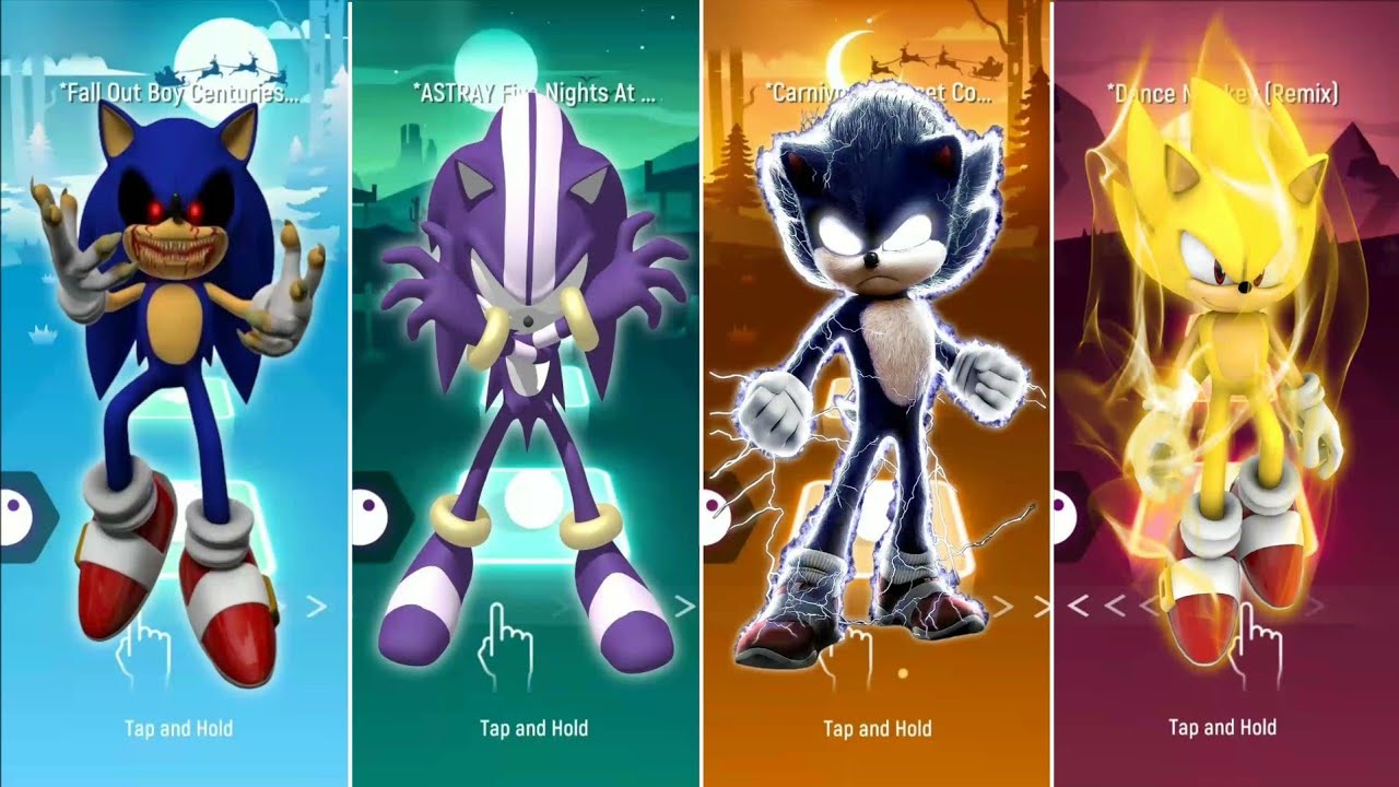 Sonic Exe - Darkspine Sonic - Dark Sonic - Super Sonic | Dance Monkey ...