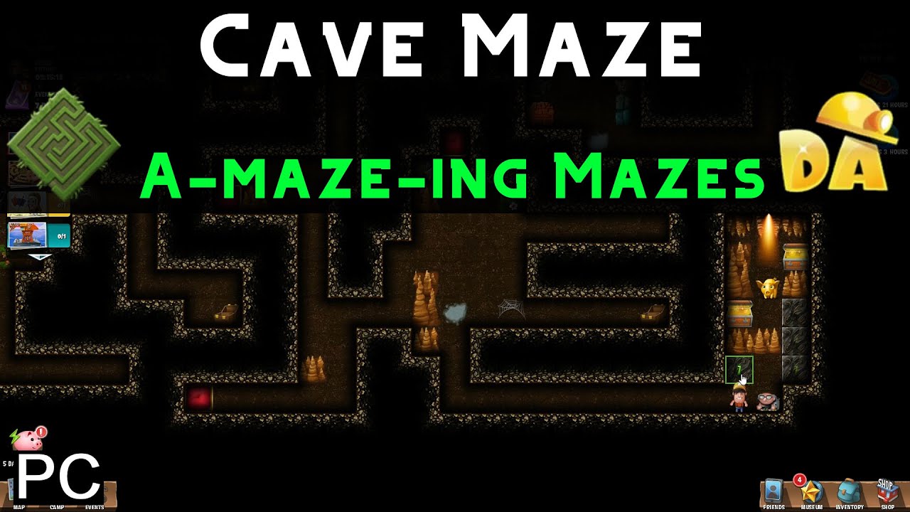 Cave Maze | A-Maze-Ing Mazes #5 (PC) | Diggy's Adventure - YouTube