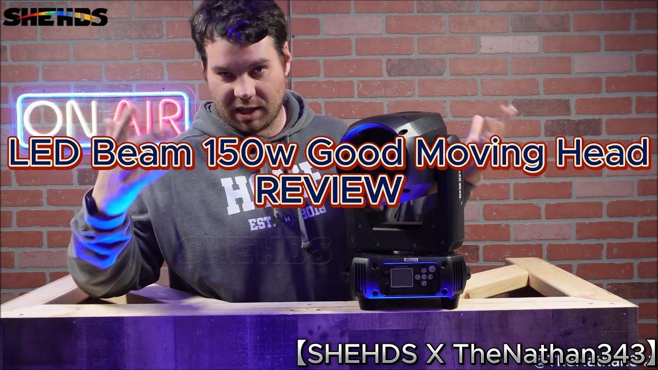 【Review】Shehds LED Beam 150w Good Moving Head by NaThan343 - YouTube