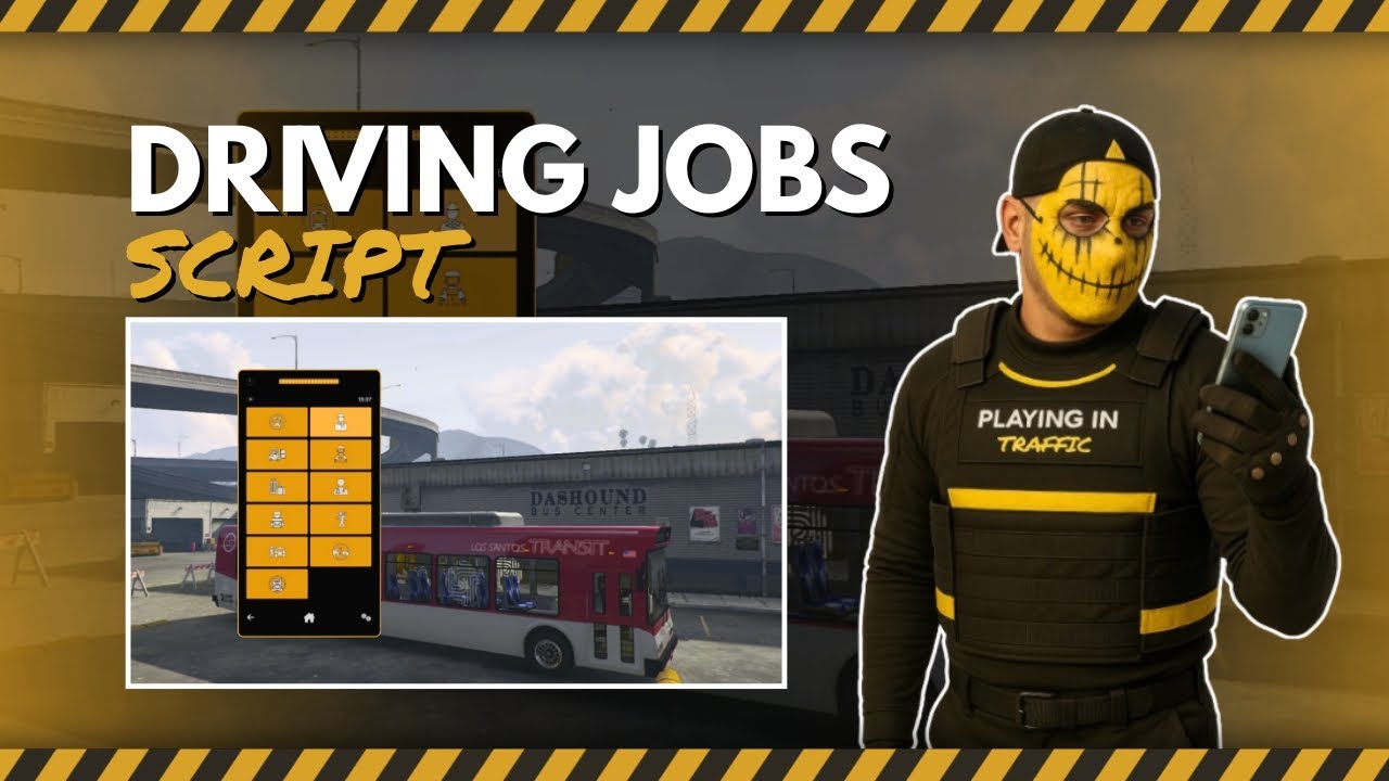 FiveM 11 Driving Jobs In One Script - QB | ESX | QBOX | OX | ND Core ...