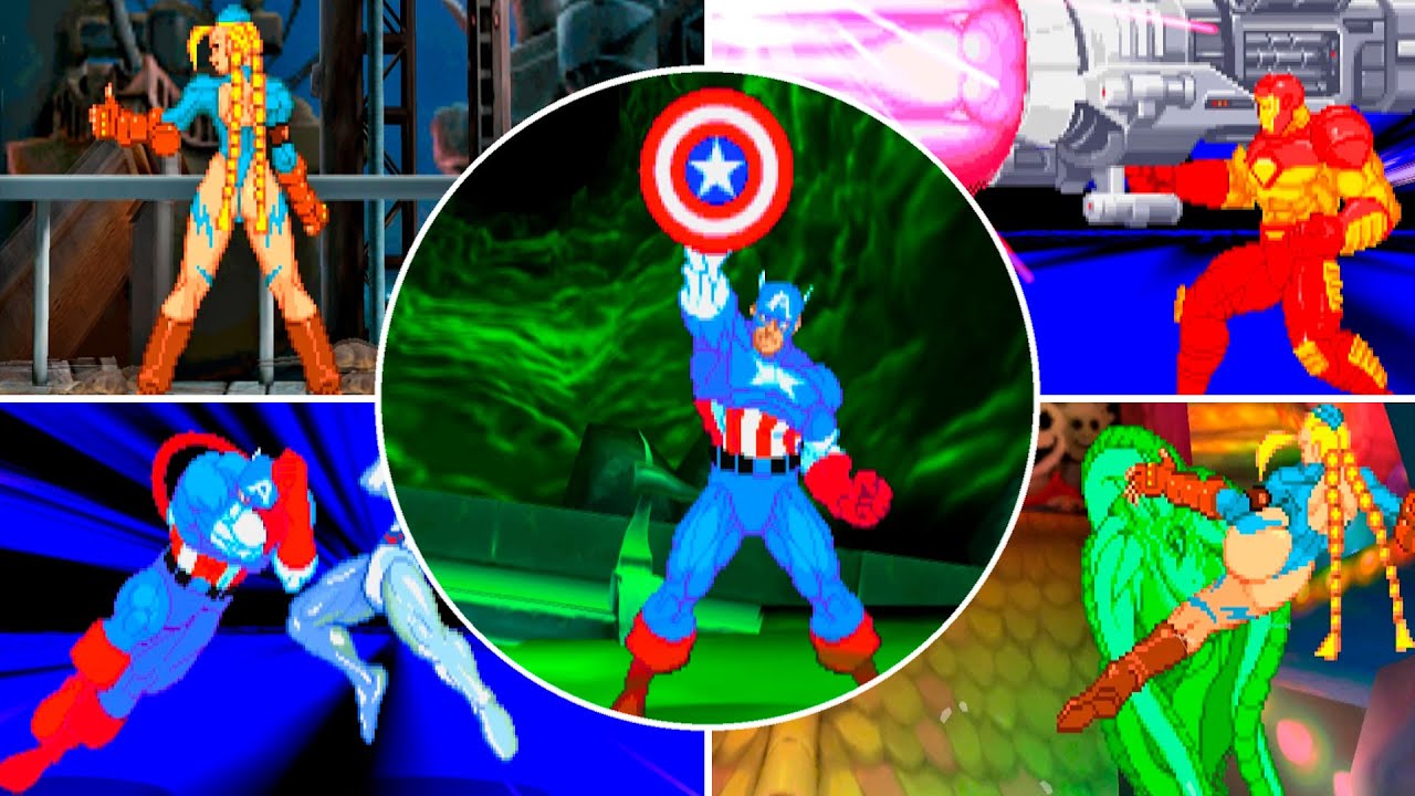 [TAS] Marvel vs Capcom 2 - Captain America / Cammy / Iron Man (PS2 ...