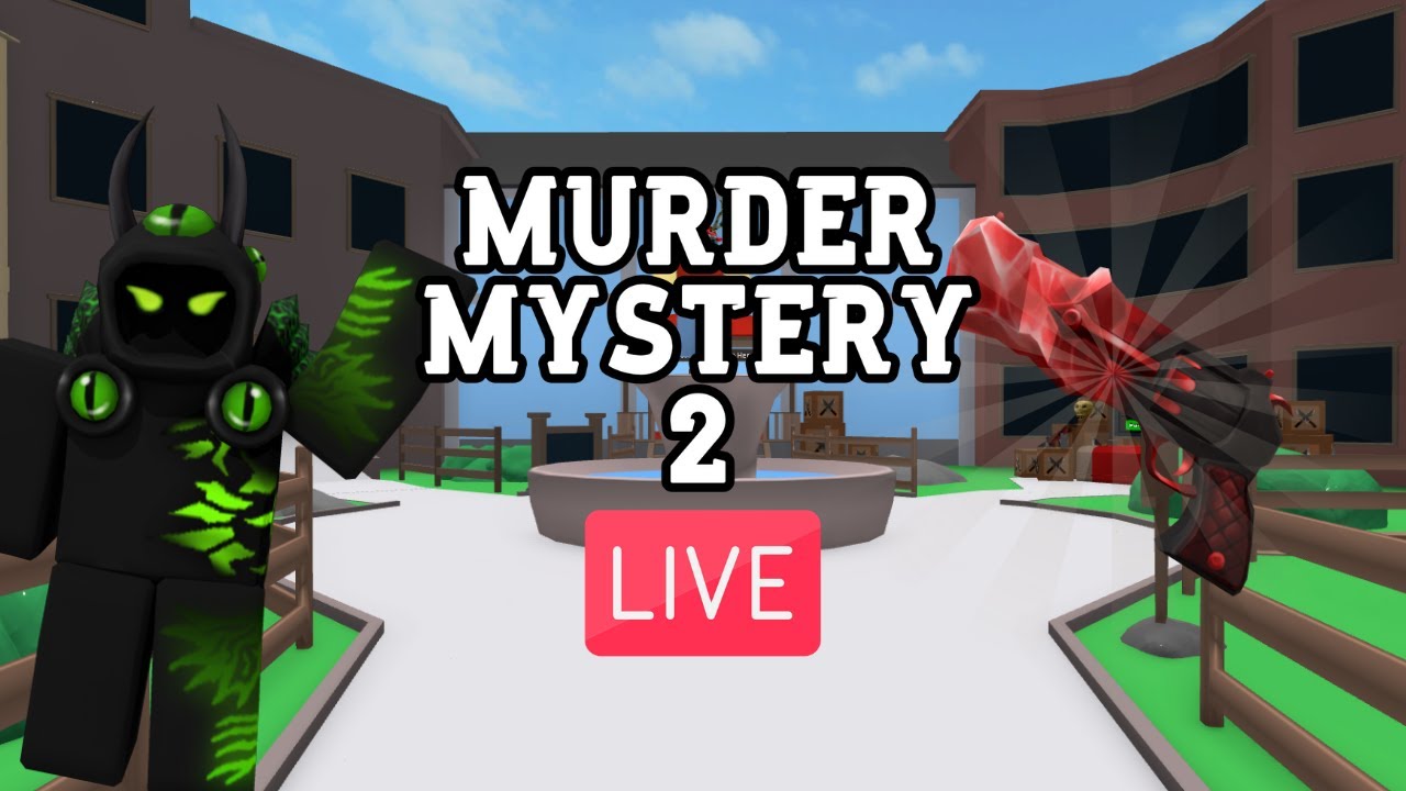 🔴 LIVE Playing MM2 With Fans + Red Ice Blaster! - Roblox - YouTube