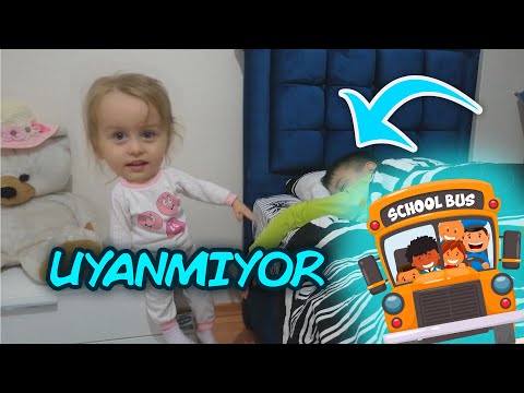 Asel Abisini Uyandırmaya Çalışıyor Efe Okula Geç Kaldı! - Eğlenceli Kız Çocuk Videosu