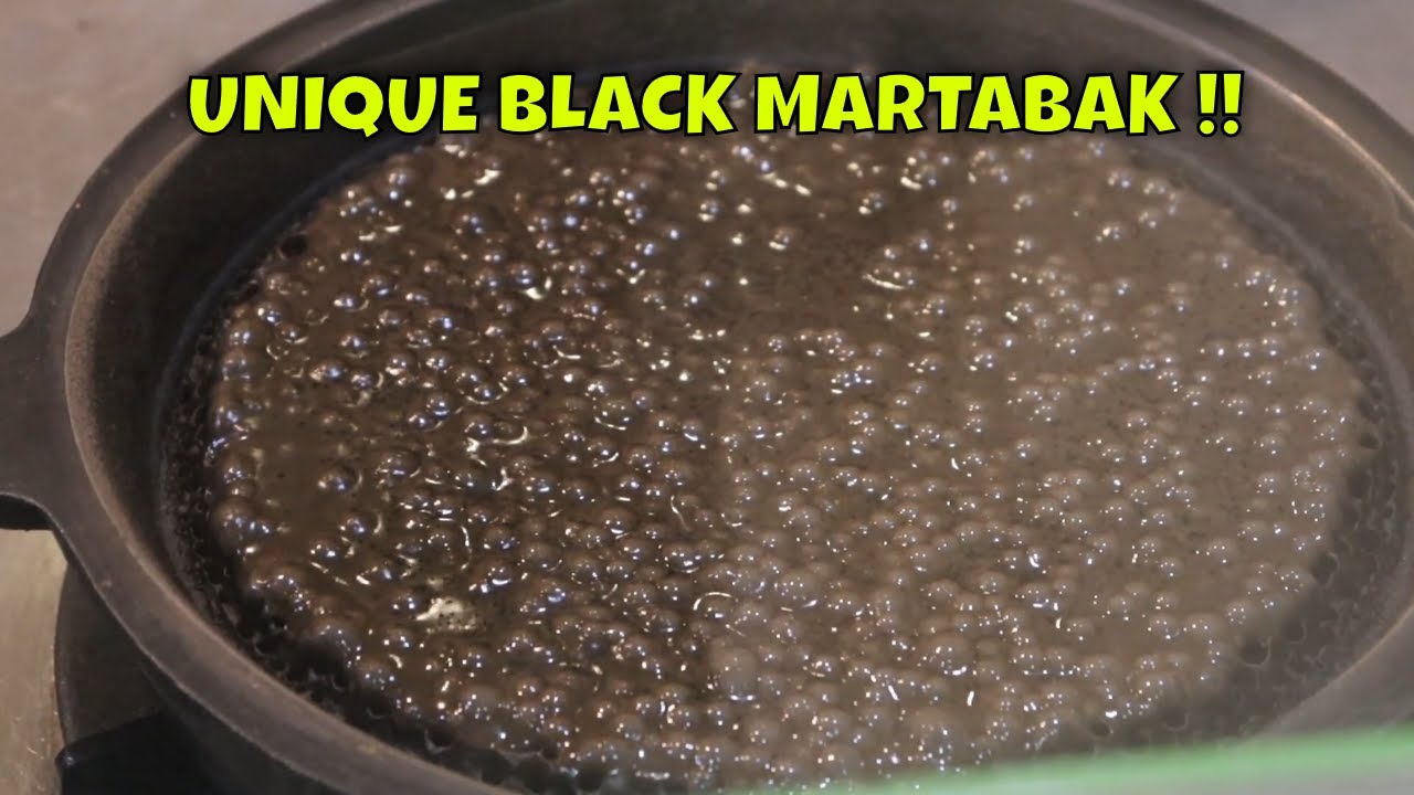 Indonesian Dessert Martabak Manis | Black Dough Martabak | Indonesian ...