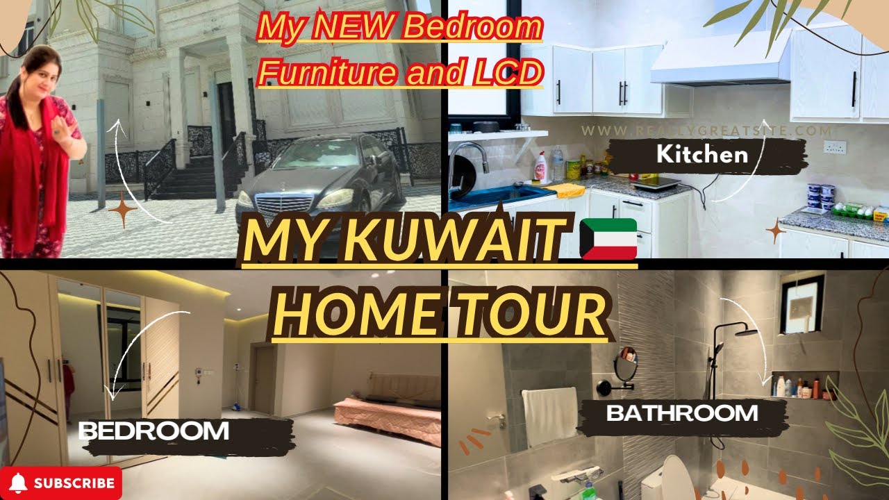 My Home Tour in Kuwait 🇰🇼 || New Bedroom Set and LCD || #sweetieglahori ...
