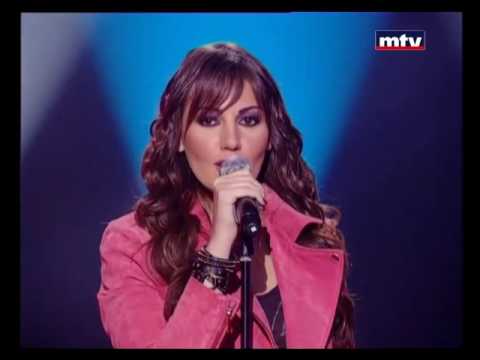 Actress Darine Hamze sings Saat Saat- Taratata 2013 - تاراتاتا - دارين ...