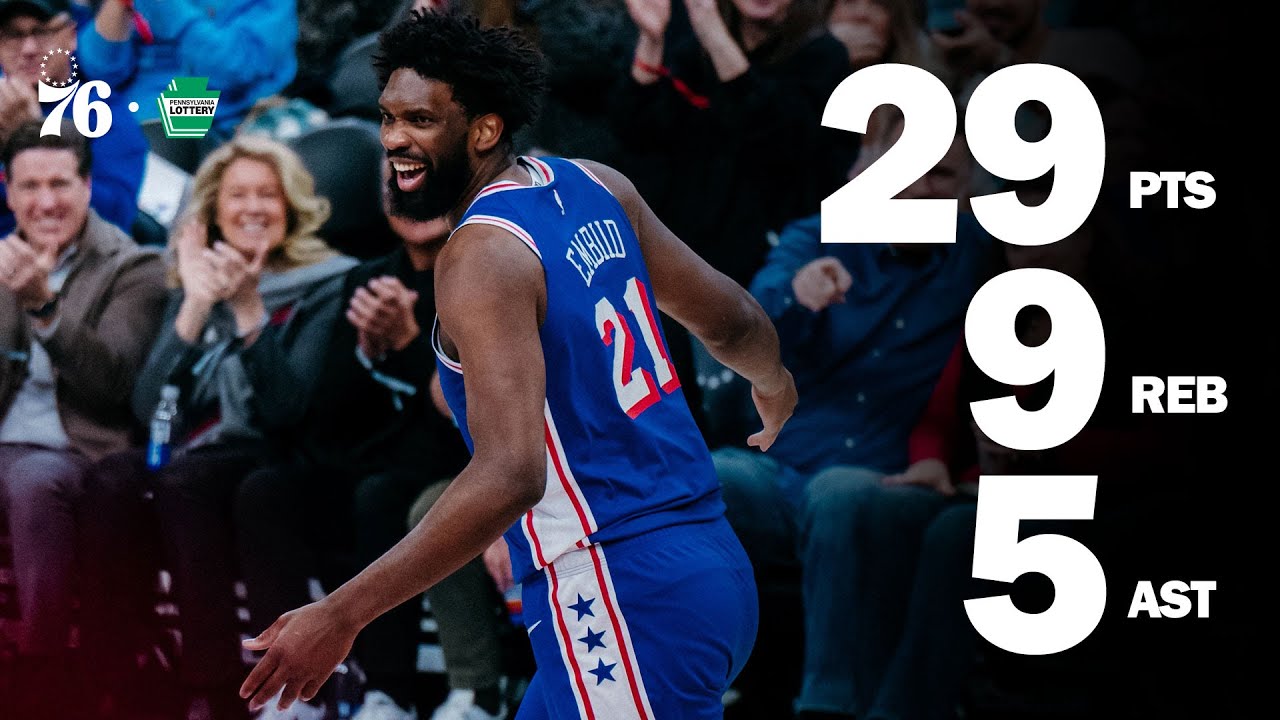 Joel Embiid Continues Scoring Dominance - YouTube