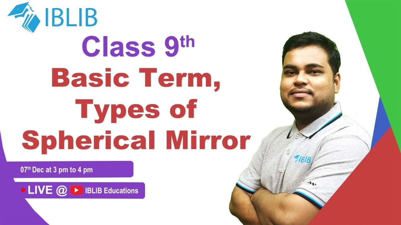 Basic Term, Types of Spherical Mirror ( Class 9th ) - YouTube