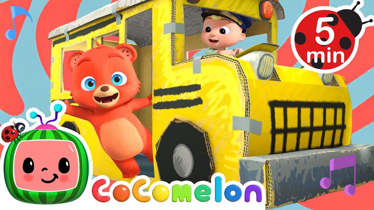 All A-Board the Bus! | CoComelon Animal Time | Animal Nursery Rhymes ...