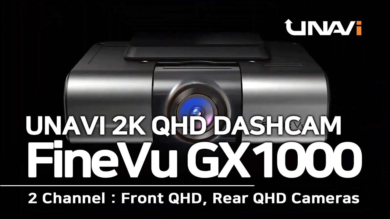 Unavi FineVu GX1000 | 2 Channel Dash Cam | 2K QHD | GPS & WiFi built-in | 32 GB SD Card - YouTube