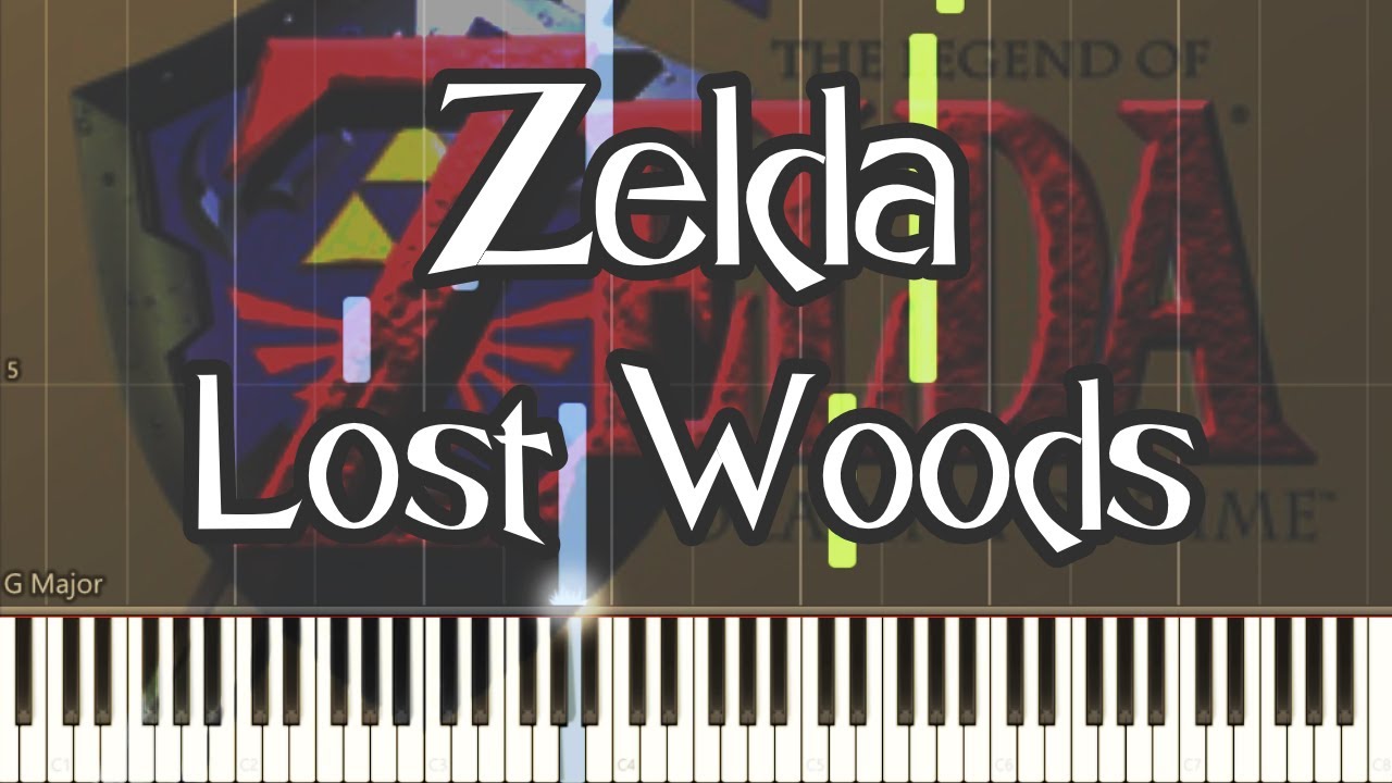 Legend of Zelda - Lost Woods Piano Tutorial - YouTube