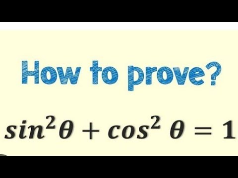 #trigonometricformula || sin^2x+cos^2x= 1 #proof || by use of # ...
