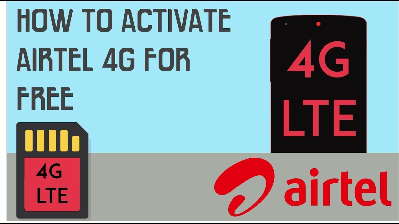 Airtel 4G sim Free, How to 2g/3g sim upgrade to 4g - YouTube