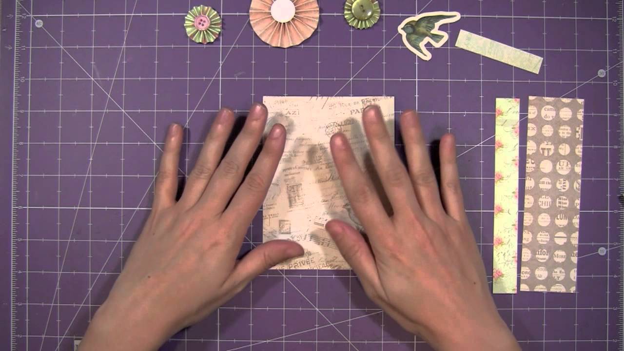 Assemble This! {card} - a Shabby Rosette tutorial - YouTube