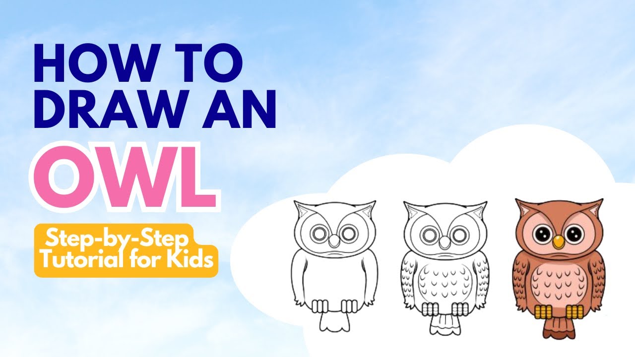 🦉 How to Draw An Owl – A Step-by-Step Guide 🦉 - YouTube