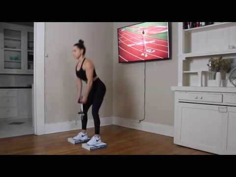 Deficit Dumbbell RDL - YouTube