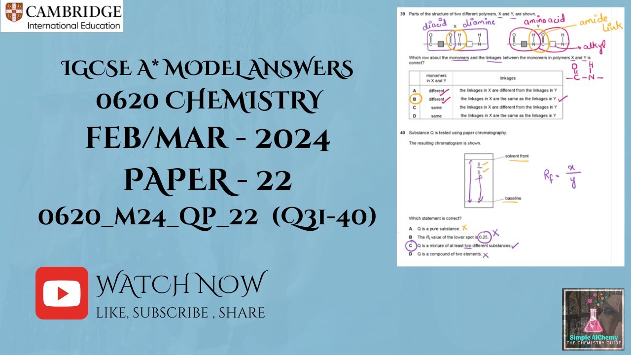 IGCSE | 0620_m24_qp_22 | 0620/22/f/m/24 | Q31-40 | Feb March 2024 ...