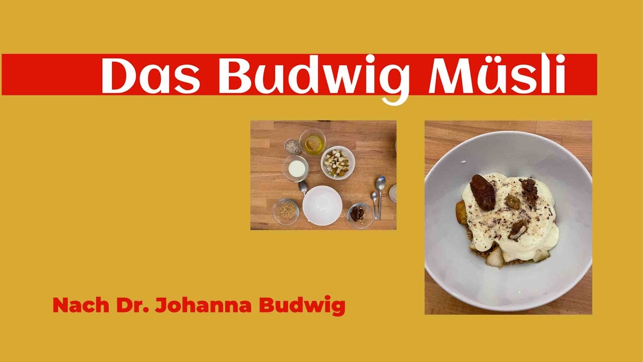 Das Budwig Müsli aus der Öl Eiweißkost- schnell und einfach zubereitet ...