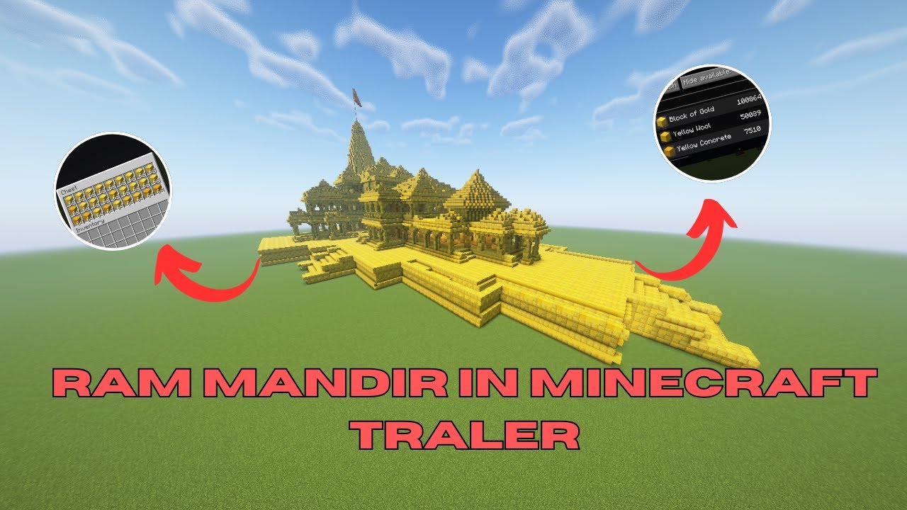 Ram Mandir in Minecraft | Trailer - YouTube