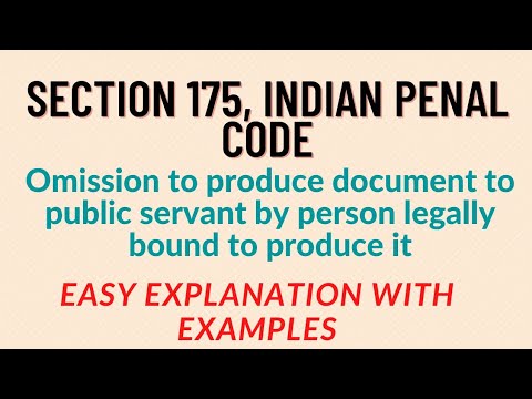 Section 175, IPC - YouTube