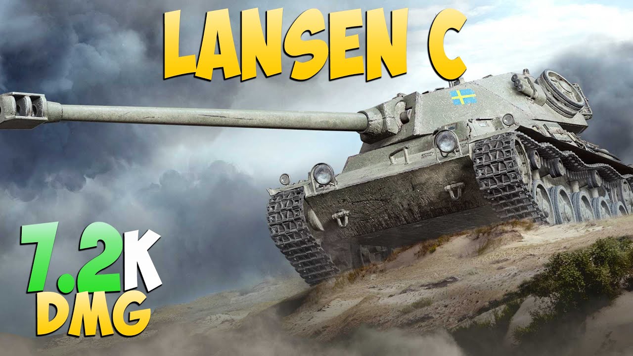 Lansen C - 6 Frags 7.2K Damage - Bread! - World Of Tanks - YouTube