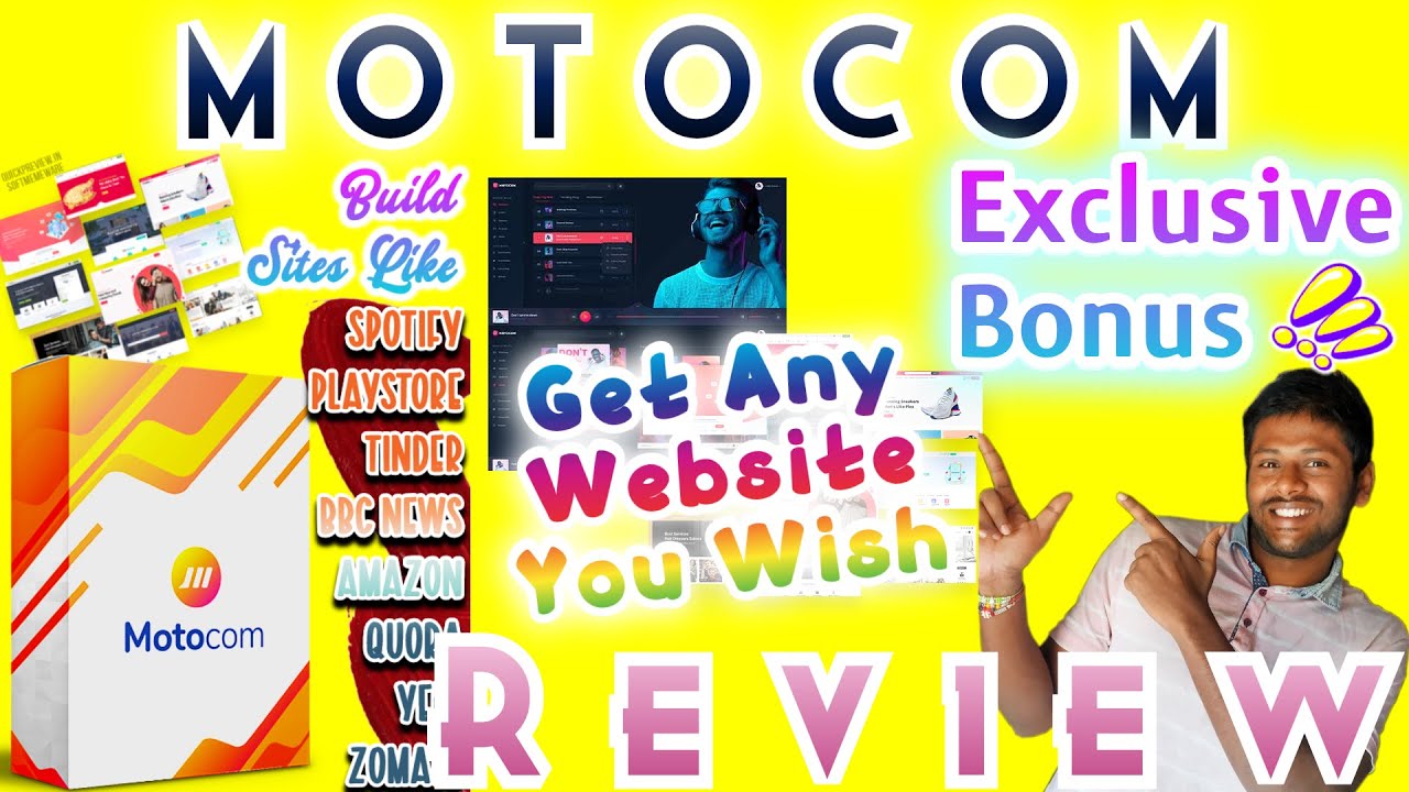 Motocom Review with Live DEMO 🔴 Any Website Is Possible Now 🧲 Motocom ...
