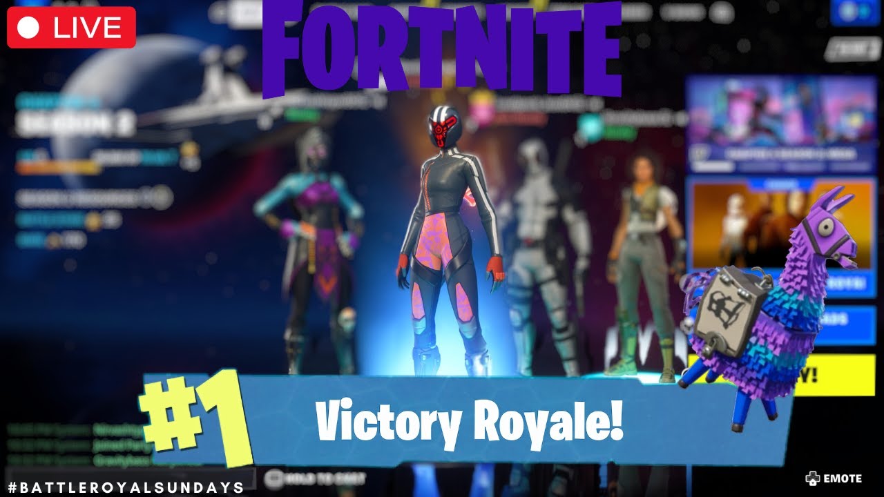 BattleRoyalSundays: FORTNITE!!! emoting all the way to victory! - YouTube