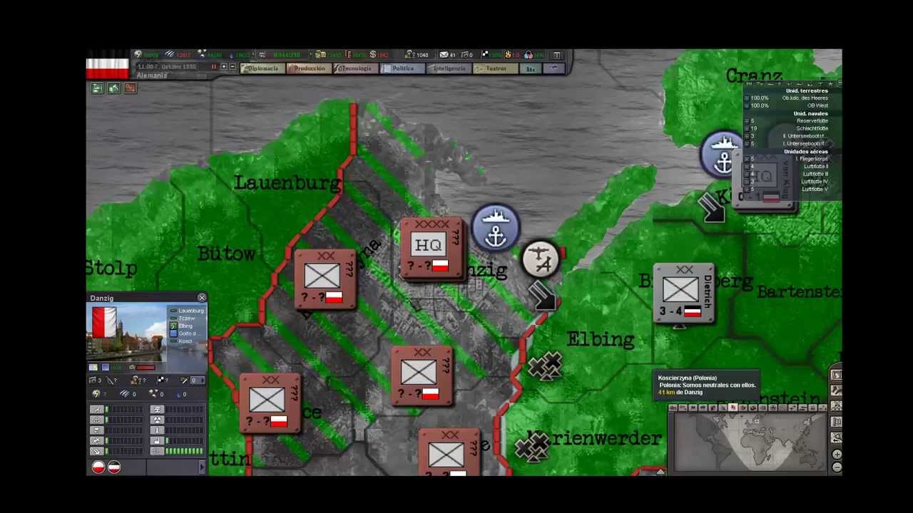 HOI3 Hearts Of Iron III Tutoria Español Avanzado II. Modos de mapas ...