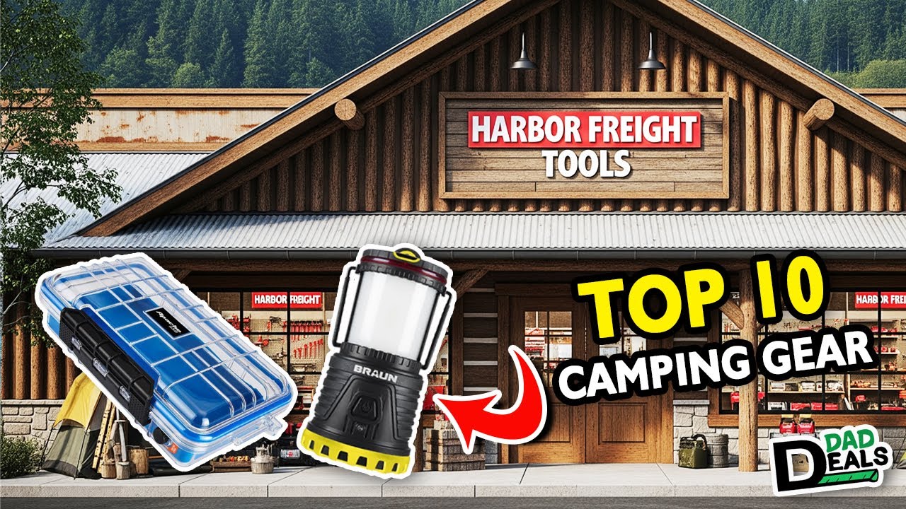 Reviewing Harbor Freight's Top 10 Most Popular Camping Gear - YouTube