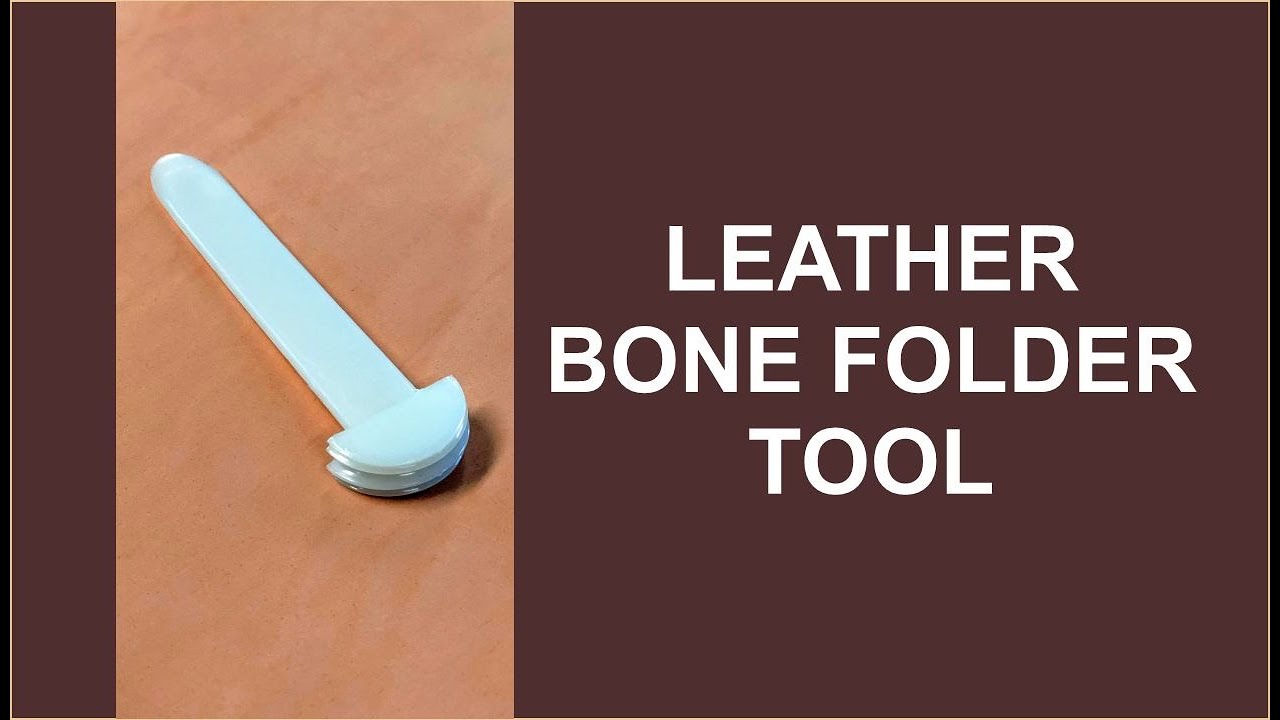 Leather Bone Folder Tool - YouTube