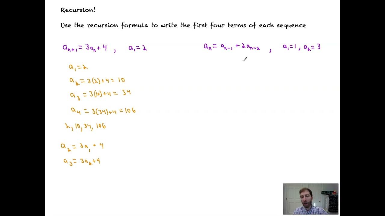 Recursive Sequences - YouTube