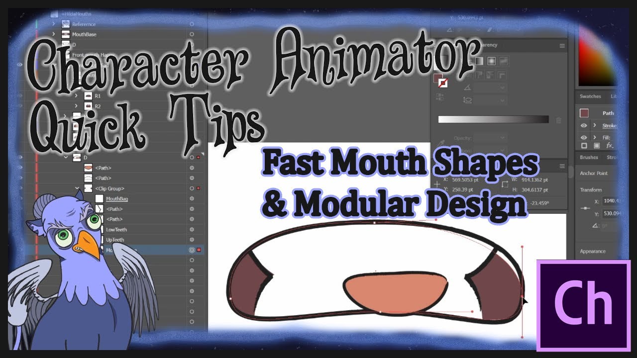 Adobe Character Animator Quick Tips: Mouths and Modularity - YouTube