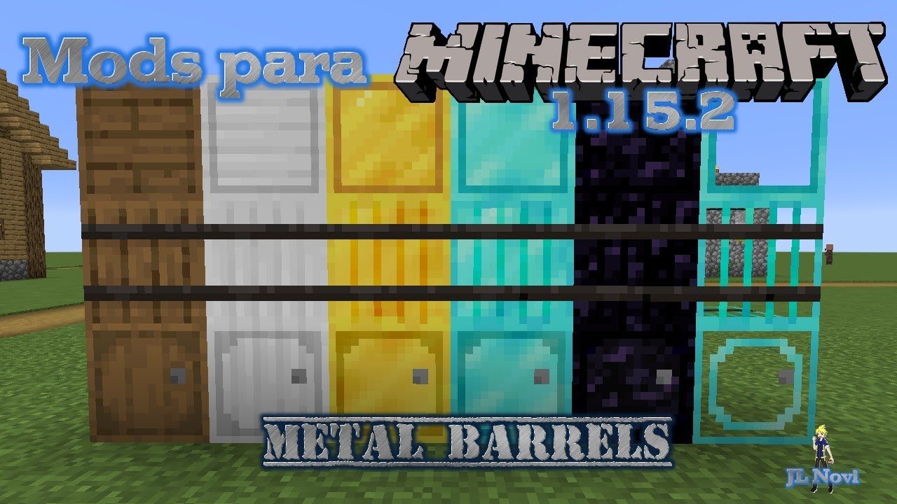 Mods para Minecraft 1.15.2 Metal Barrels - YouTube