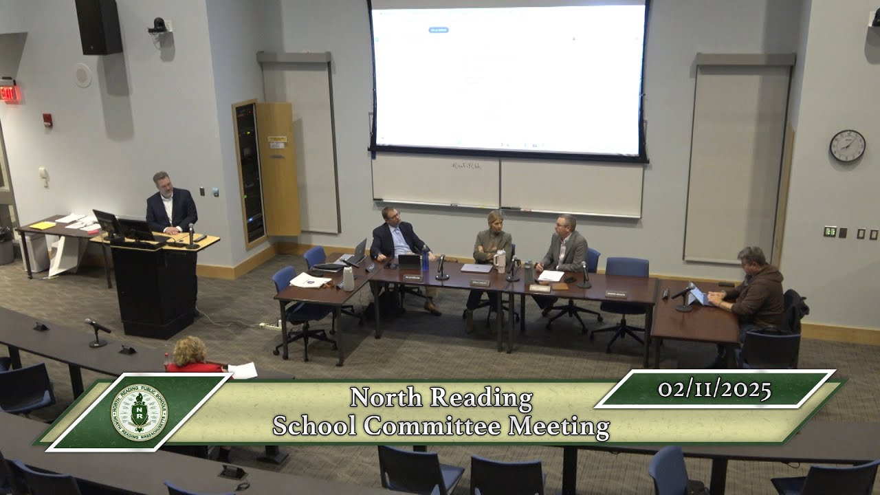 North Reading School Committee Meeting 02/11/25 - YouTube