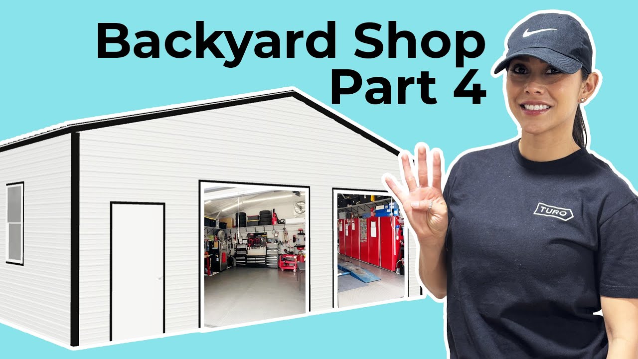 Building A Backyard Shop - Part 4 | 20x30 Metal Building - YouTube